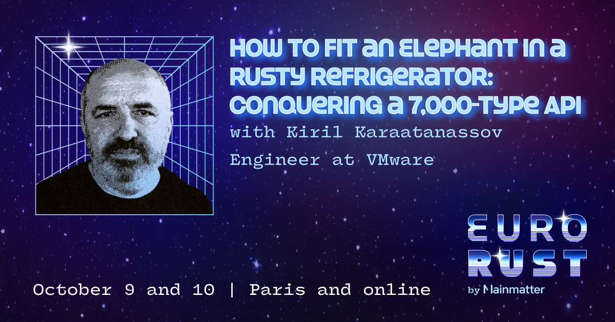 Eurorust 2025 October 9 10 Paris Online