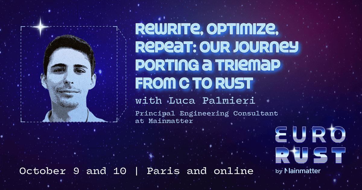 EuroRust 2025, October 9 & 10, Paris & online
