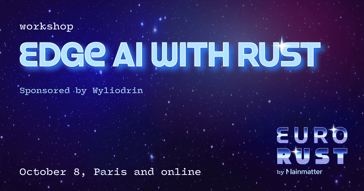 Eurorust 2025 October 9 10 Paris Online